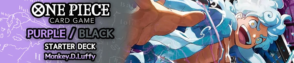 Purple/Black Monkey.D.Luffy Starter Deck - One Piece Card Game